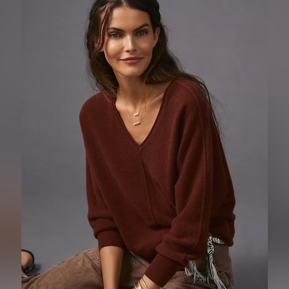 Pilcro | Sweaters | New Womens Pilcro Openback Cashmere Sweater | Poshmark